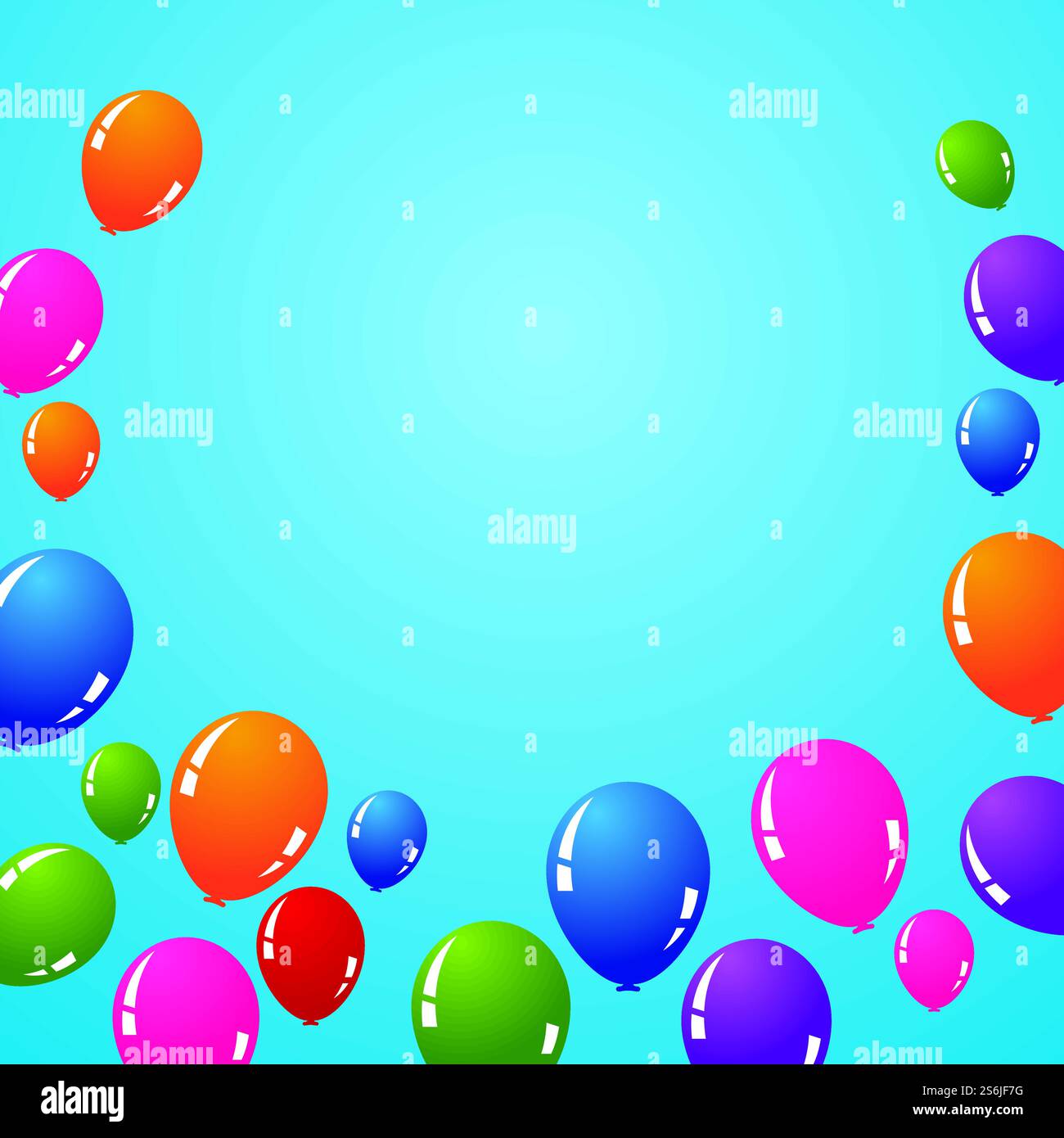 Realistic balloon illustration on white background Stock Vector Image ...