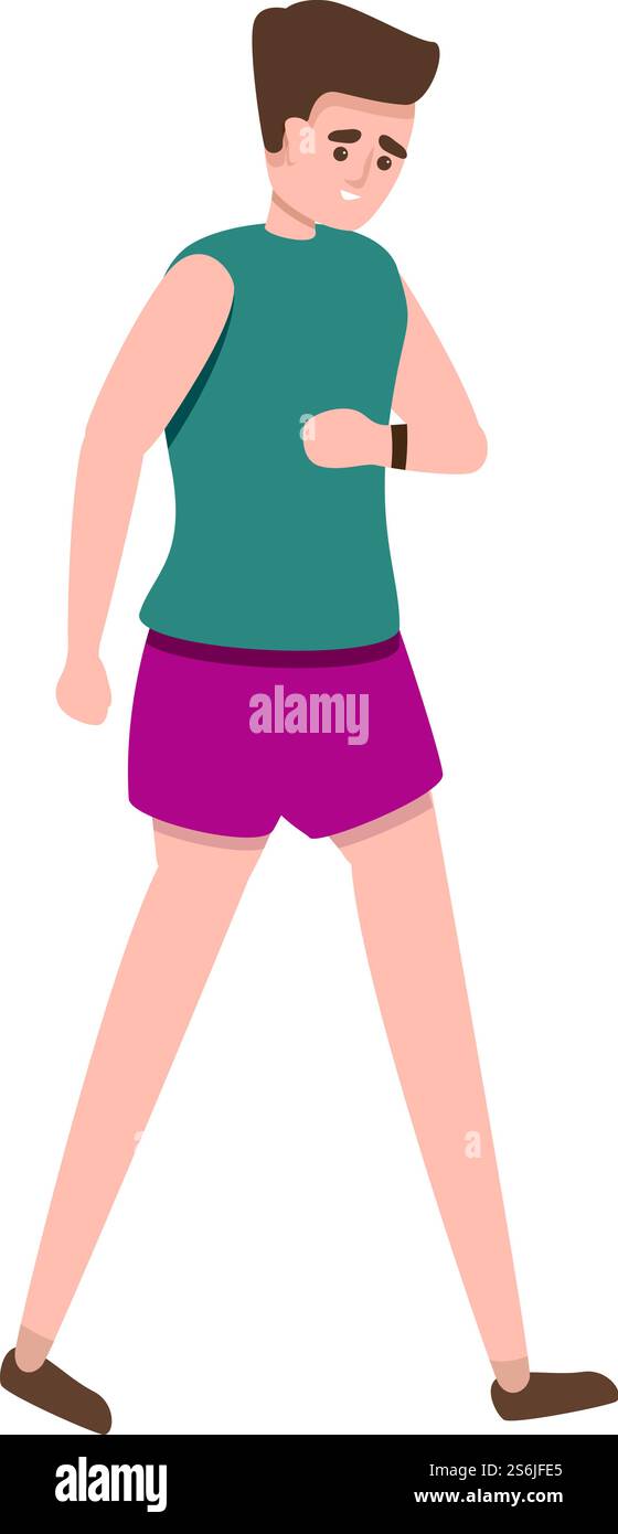 Walking tracker icon. Cartoon of Walking tracker vector icon for web ...