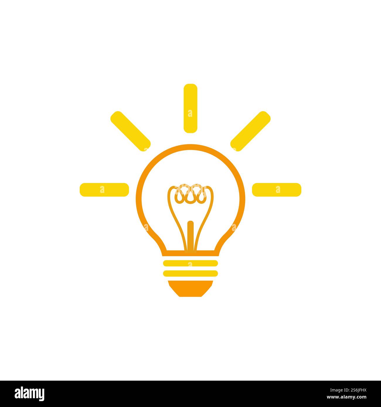 light bulb symbol vector design illustration Stock Vector Image & Art - Alamy