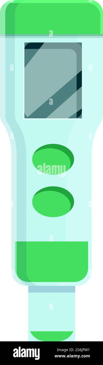 Ph meter home stick icon. Cartoon of Ph meter home stick vector icon ...