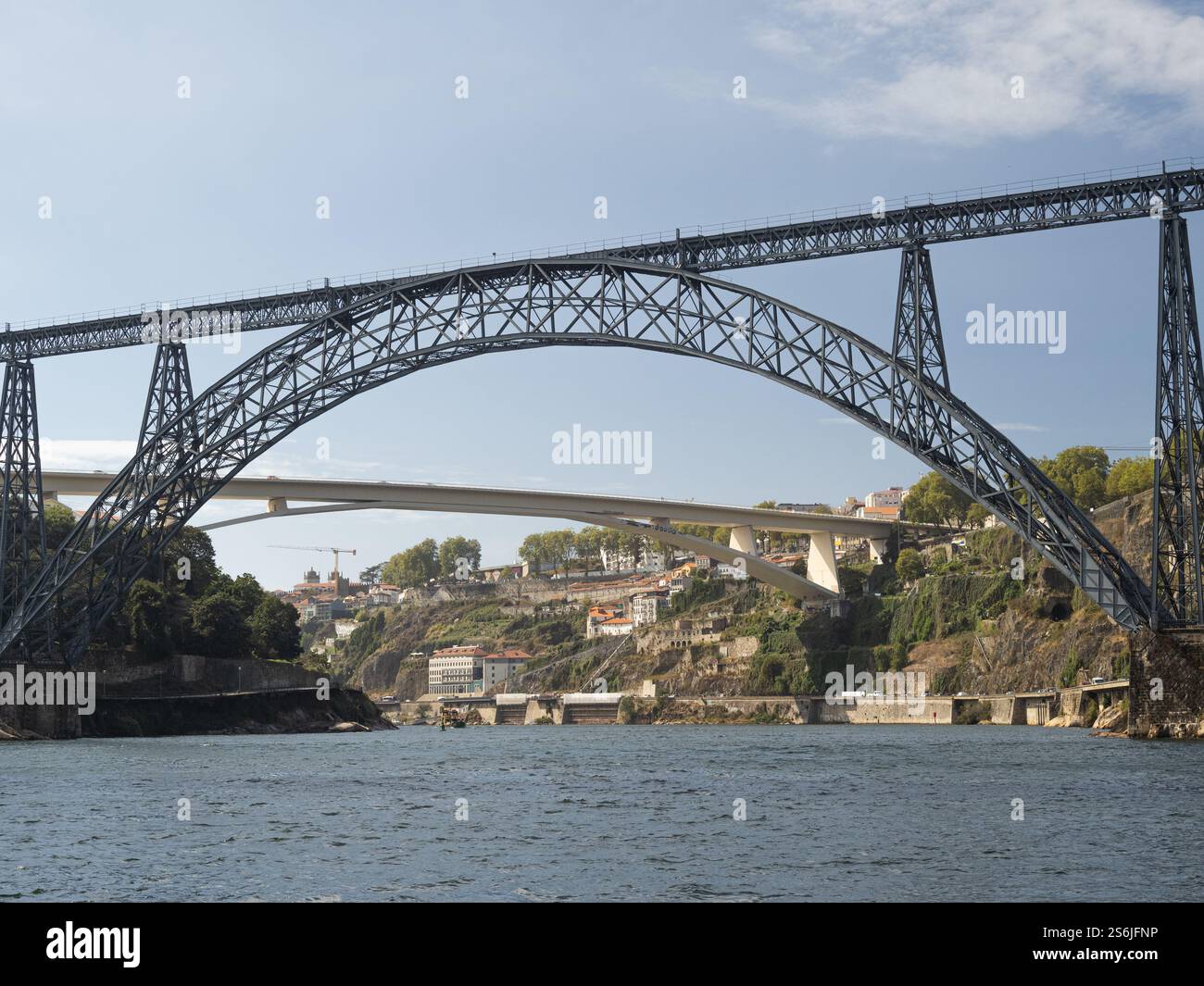 Ponte de Dona Maria Pia and Ponte de Infante Bridges Oporto Portugal ...