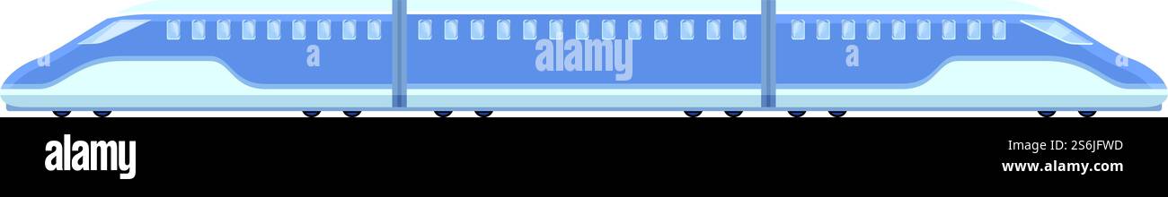 Transit express train icon. Cartoon of Transit express train vector ...