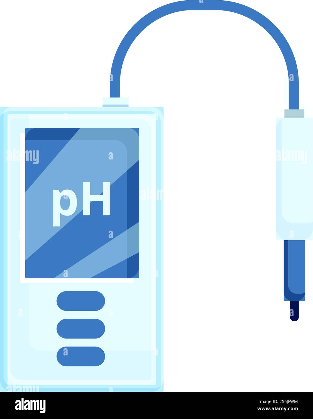 Ph meter control icon. Cartoon of Ph meter control vector icon for web ...
