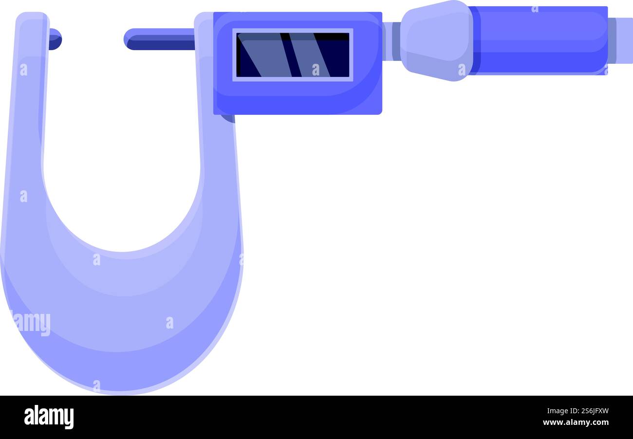 Digital micrometer icon. Cartoon of Digital micrometer vector icon for ...
