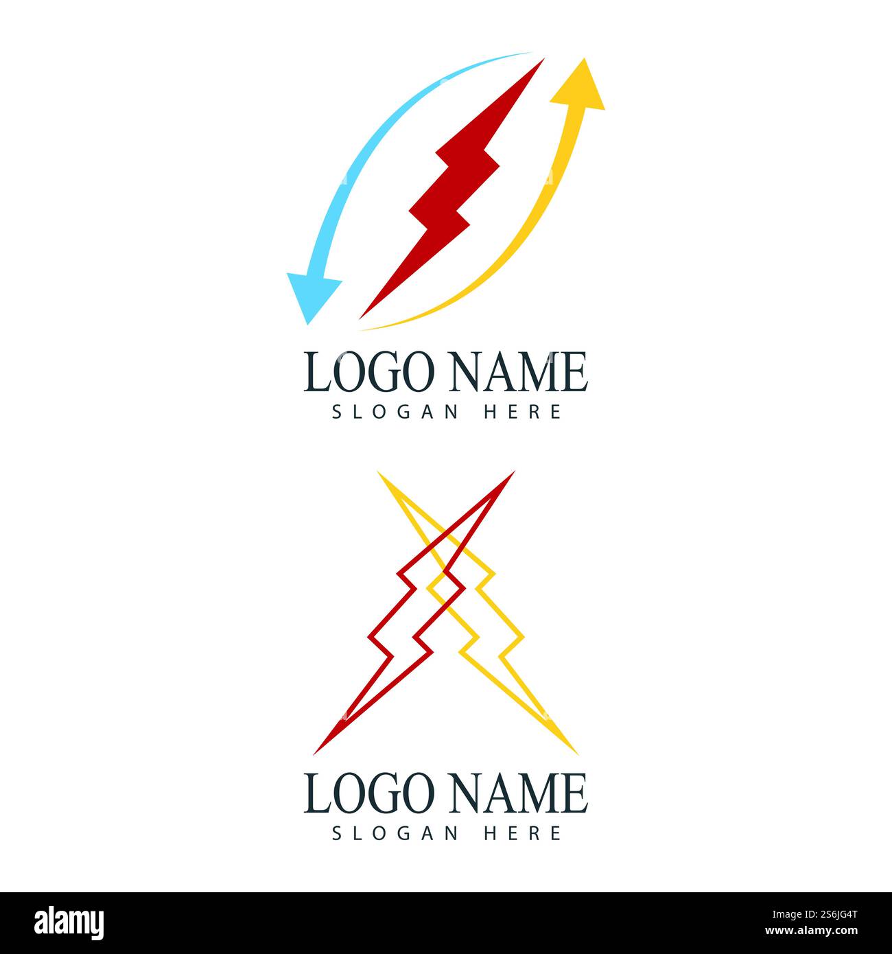 Power lightning logo vector design Stock Vector Image & Art - Alamy