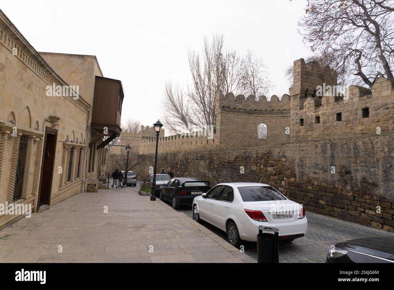 Cold mood of Baku. Baku, Azerbaijan. January 12, 2025 Stock Photo - Alamy