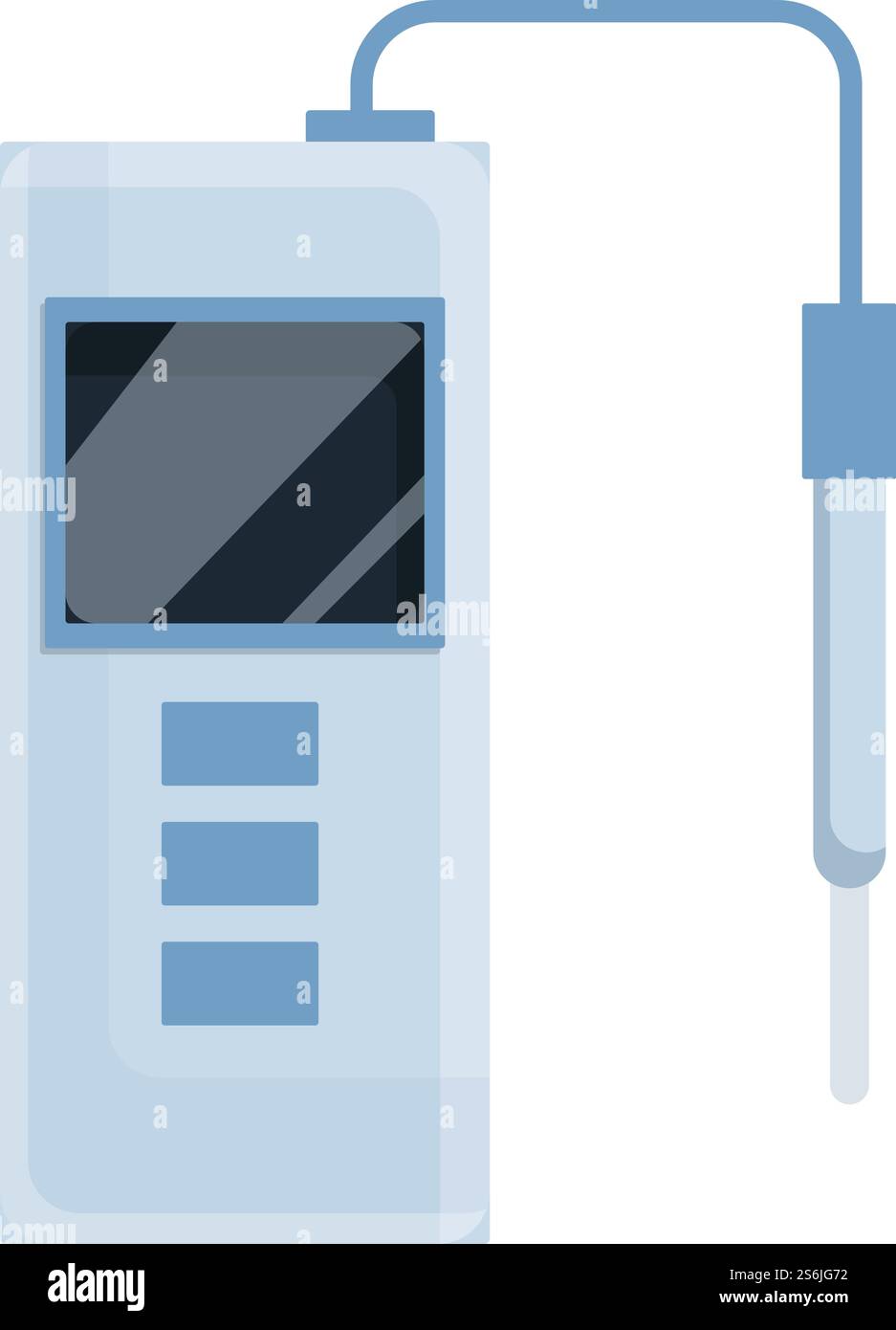 Ph meter icon. Cartoon of Ph meter vector icon for web design isolated ...