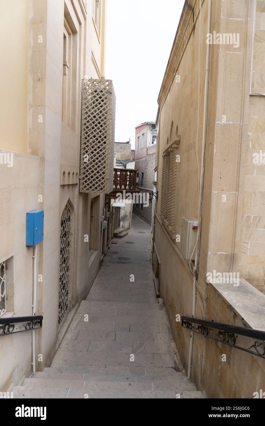 Cold mood of Baku. Baku, Azerbaijan. January 12, 2025 Stock Photo - Alamy