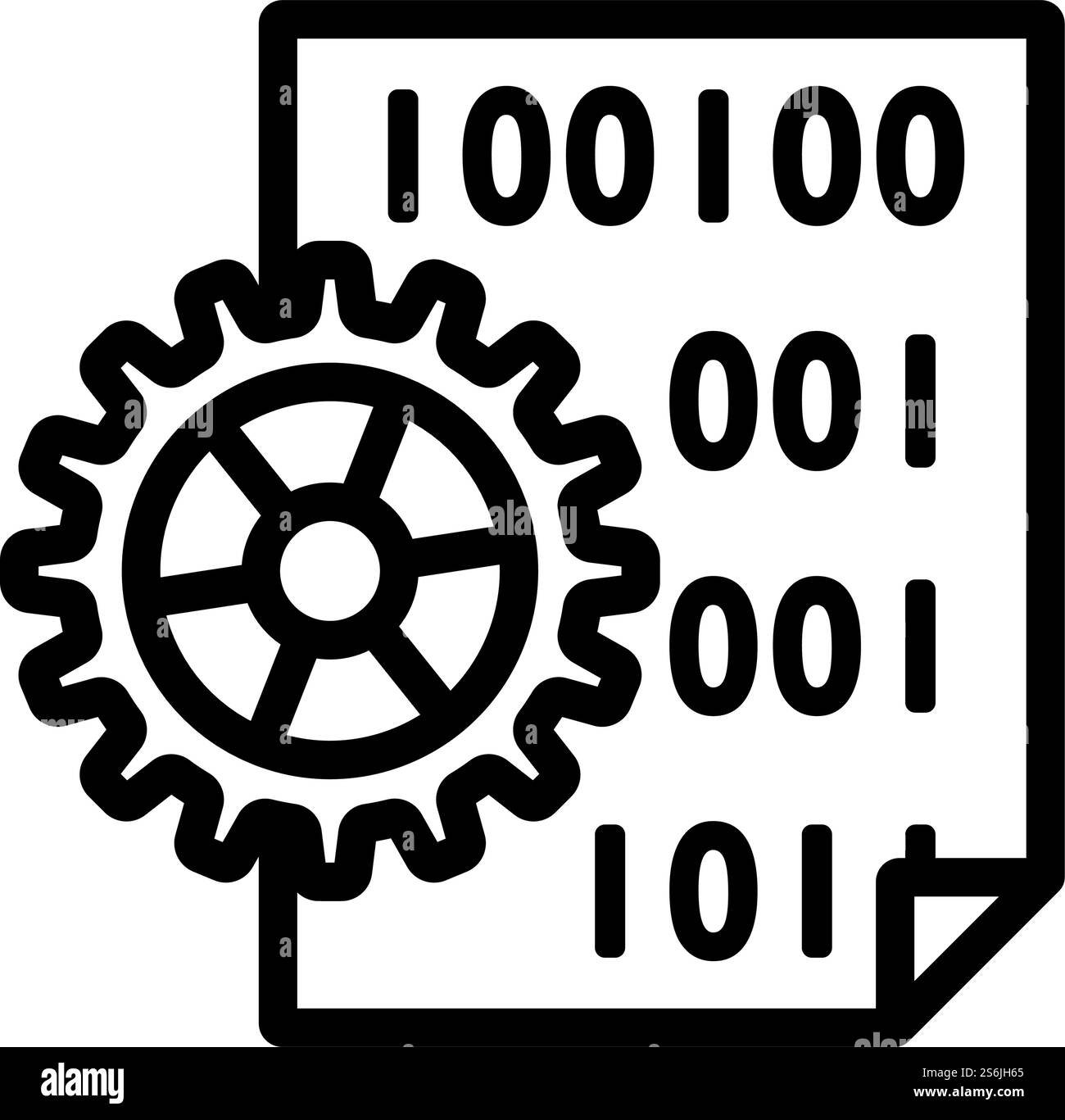 App Development Icon. Editable Bold Outline Design. Vector Illustration Stock Vector Image & Art ...