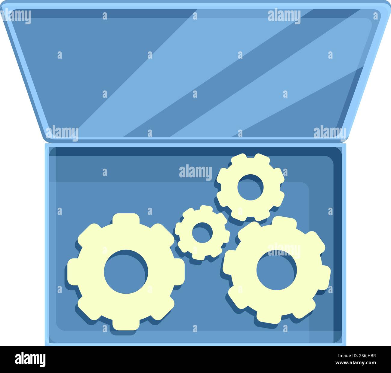 Gear laptop repair icon. Cartoon of Gear laptop repair vector icon for ...