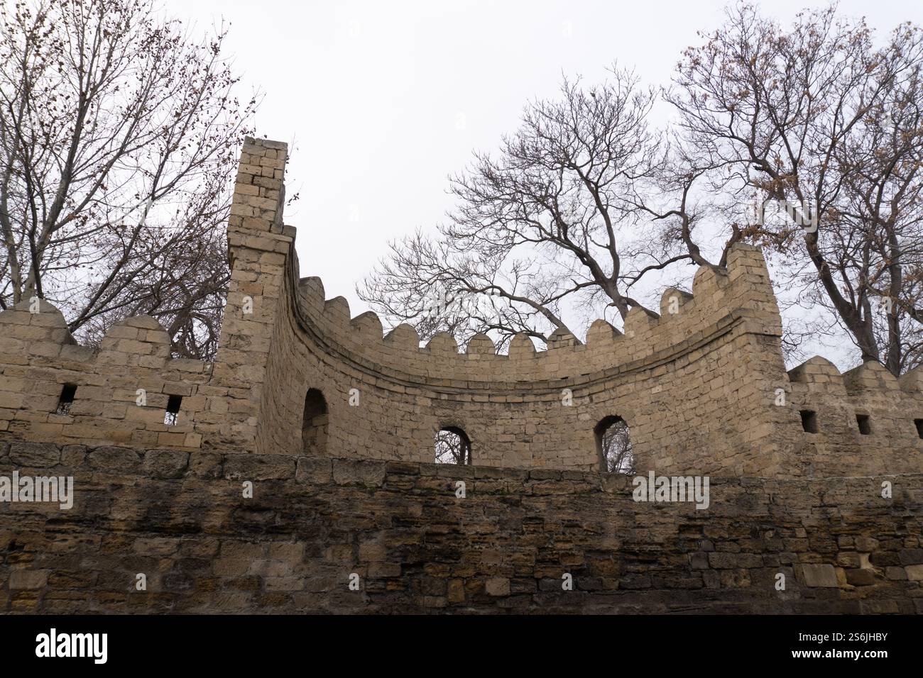 Cold mood of Baku. Baku, Azerbaijan. January 12, 2025 Stock Photo - Alamy
