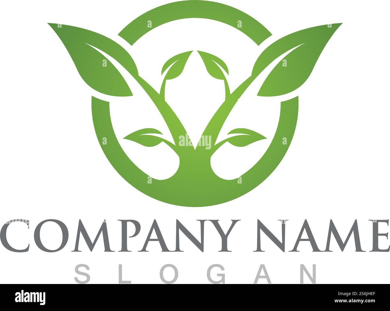 nature leaf logos Stock Vector Image & Art - Alamy