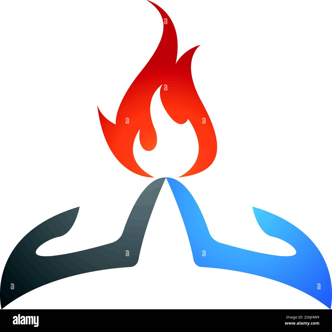 fire flame logo template Stock Vector Image & Art - Alamy