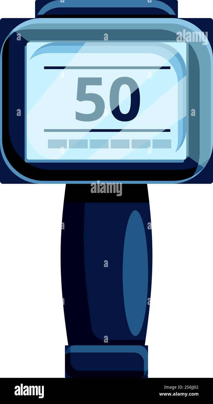 Speed radar cam icon. Cartoon of Speed radar cam vector icon for web ...