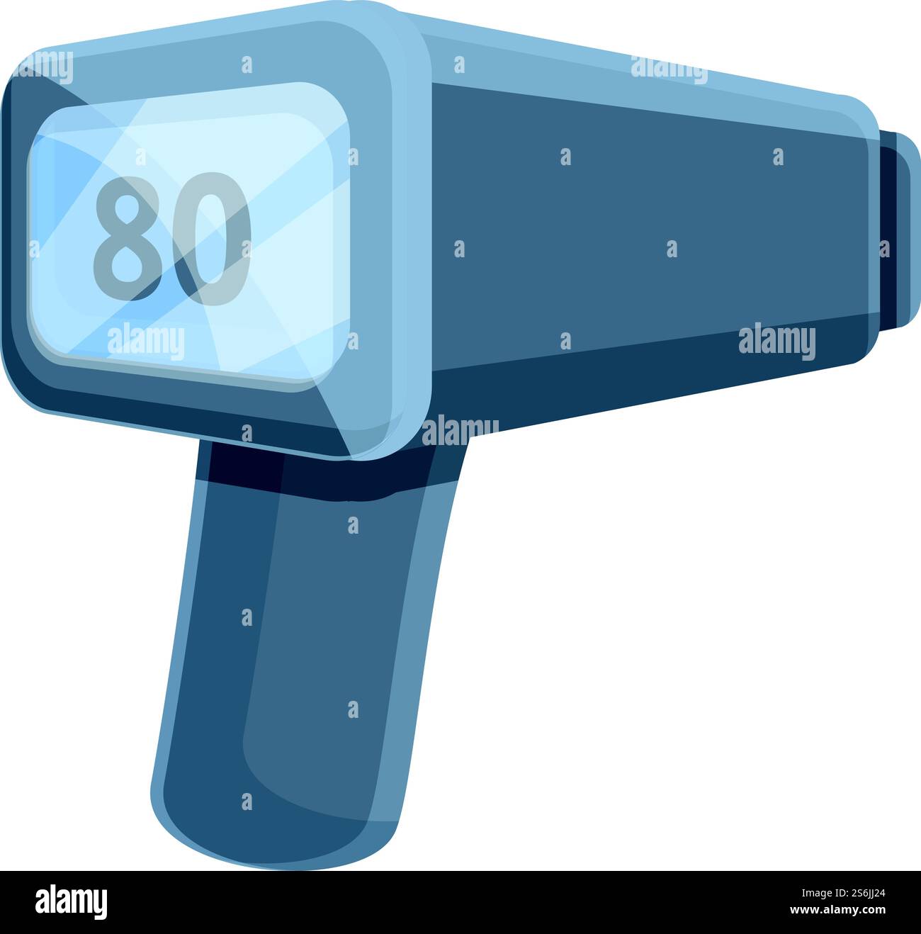Speed radar highway icon. Cartoon of Speed radar highway vector icon ...