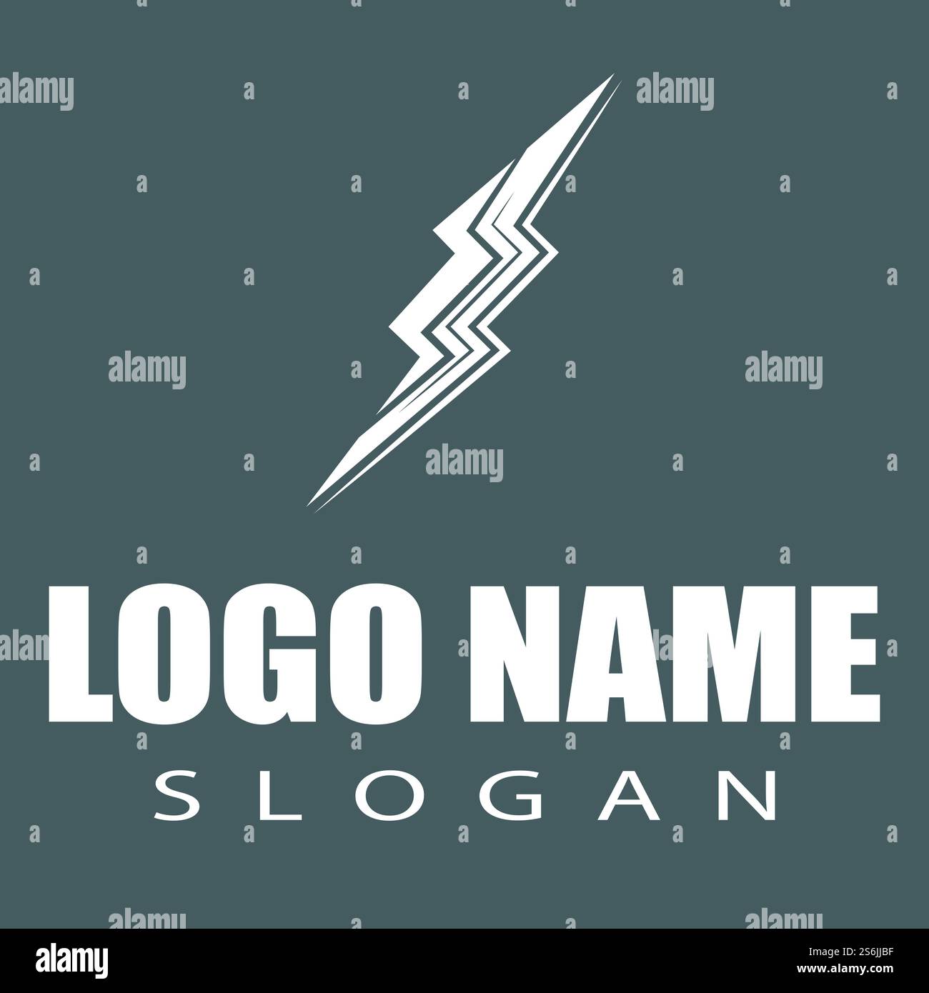 Power lightning logo vector design Stock Vector Image & Art - Alamy