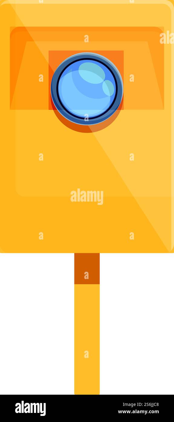 Speed radar traffic icon. Cartoon of Speed radar traffic vector icon ...