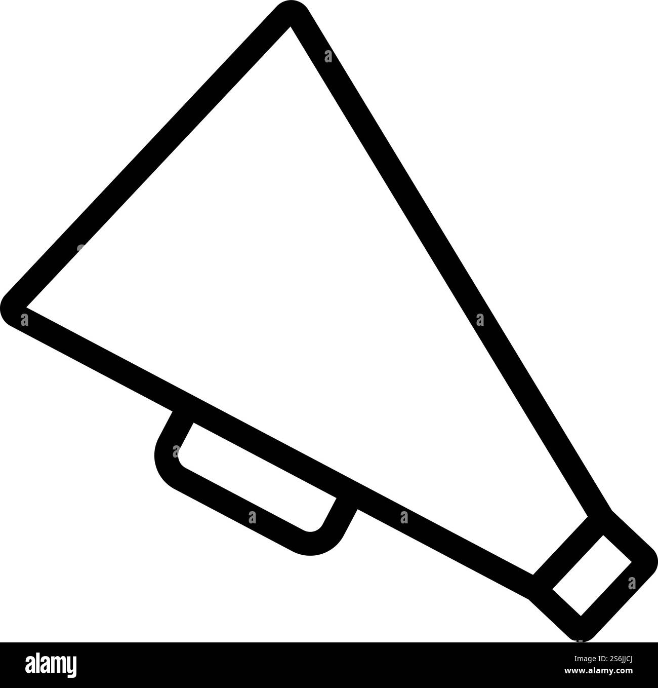 Director Megaphone Icon. Editable Bold Outline Design. Vector ...