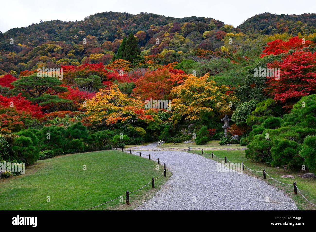 Okochi Sanso garden,Arashiyama,Kyoto,Japan Stock Photo - Alamy