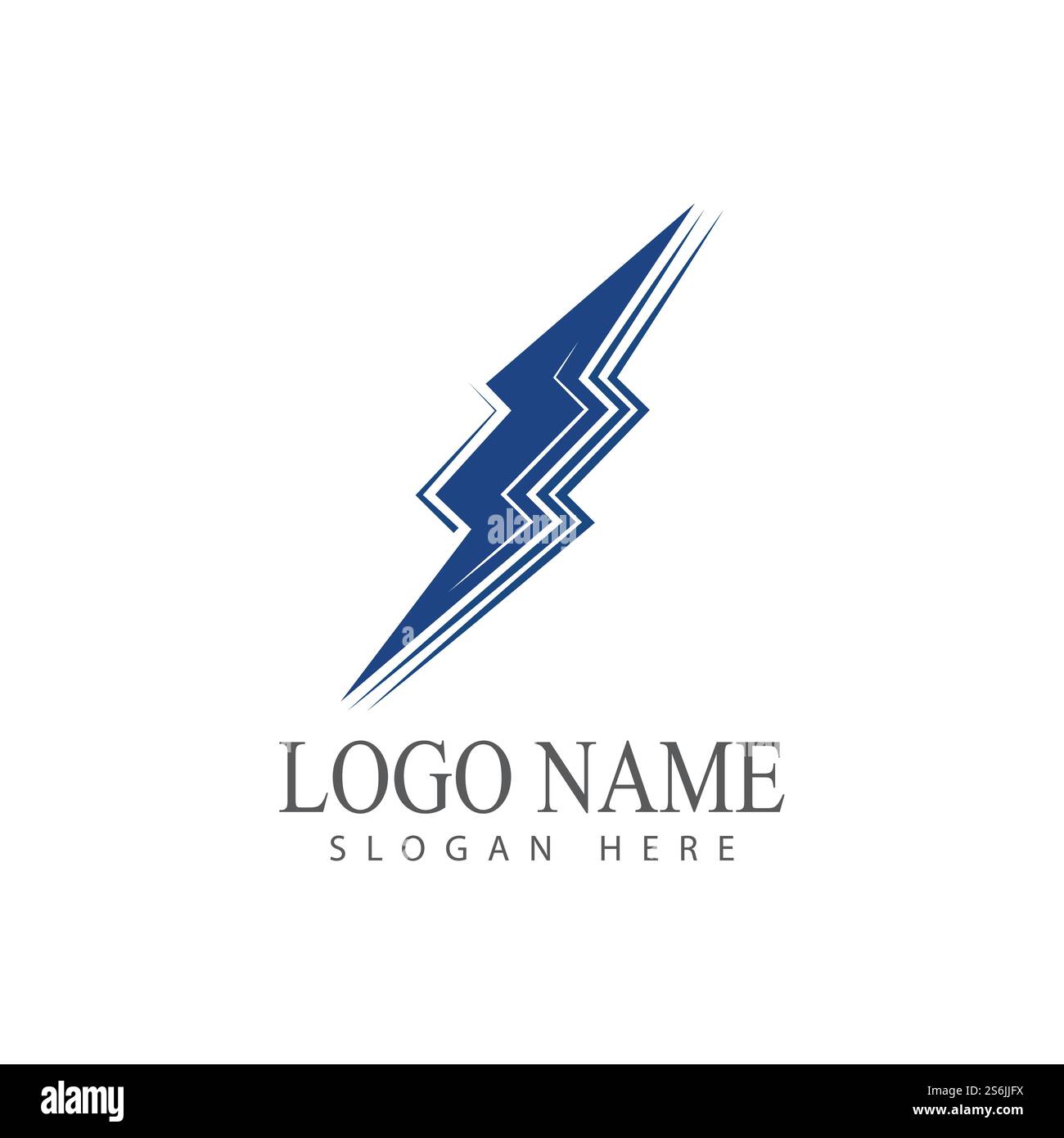 Power lightning logo vector design Stock Vector Image & Art - Alamy
