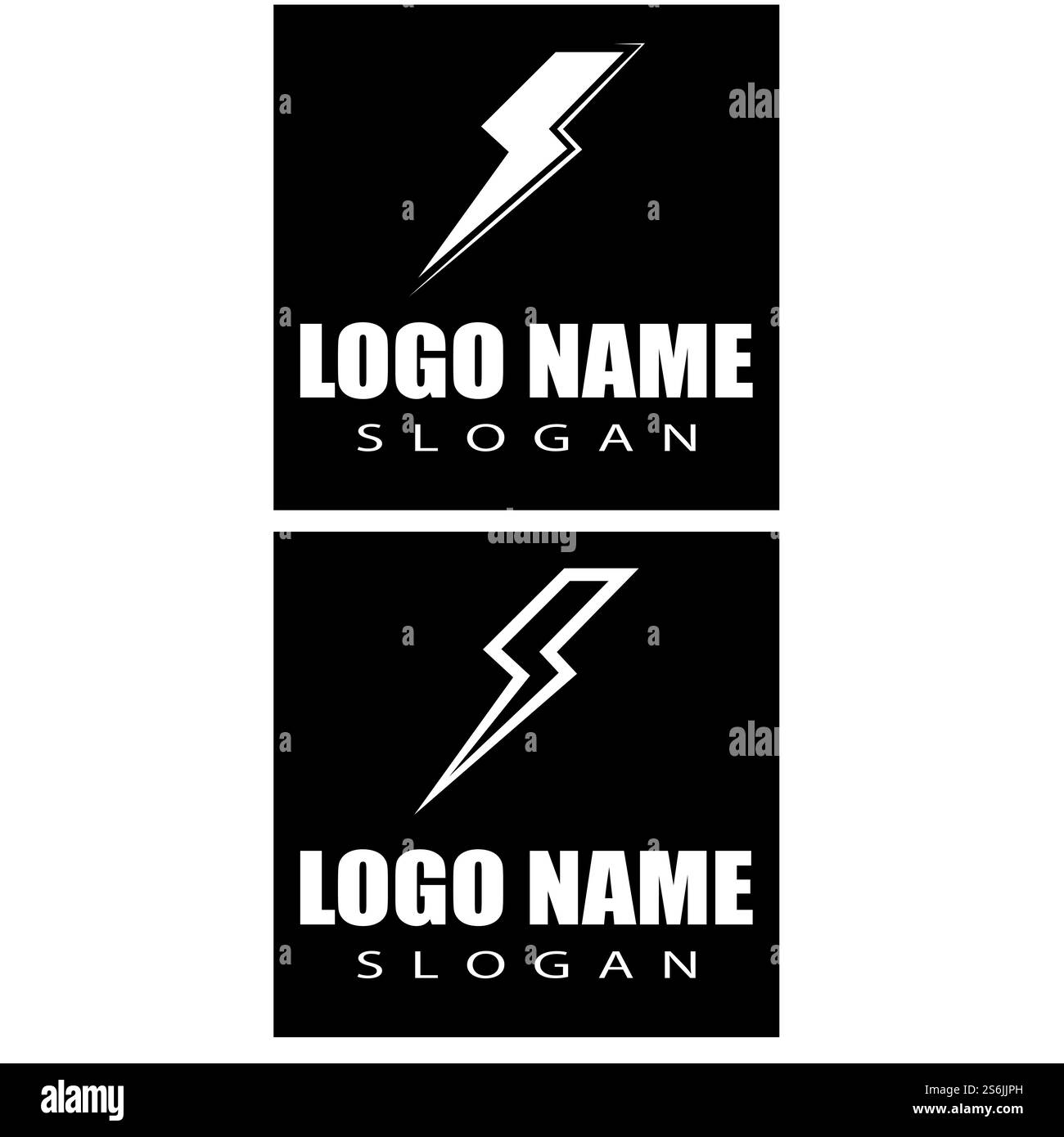 Power lightning logo vector design Stock Vector Image & Art - Alamy