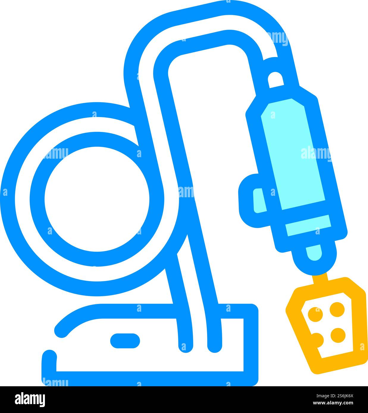 polishing gadget color icon vector. polishing gadget sign. isolated ...