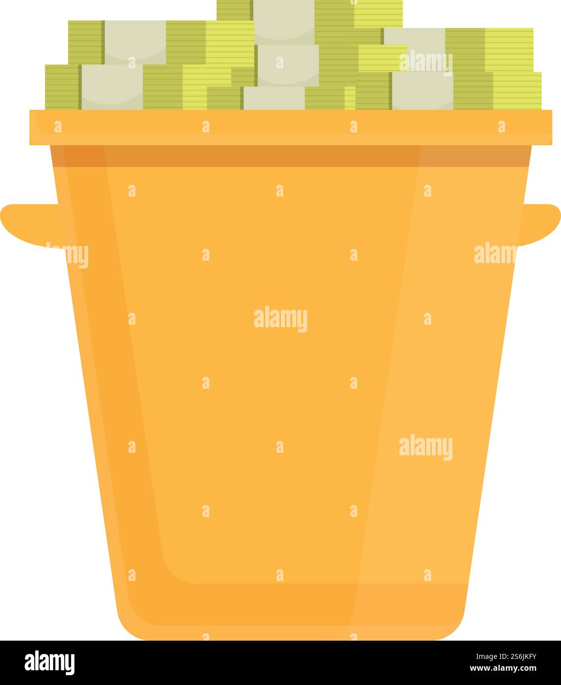 Money bucket anti-money laundry icon. Cartoon of Money bucket anti ...