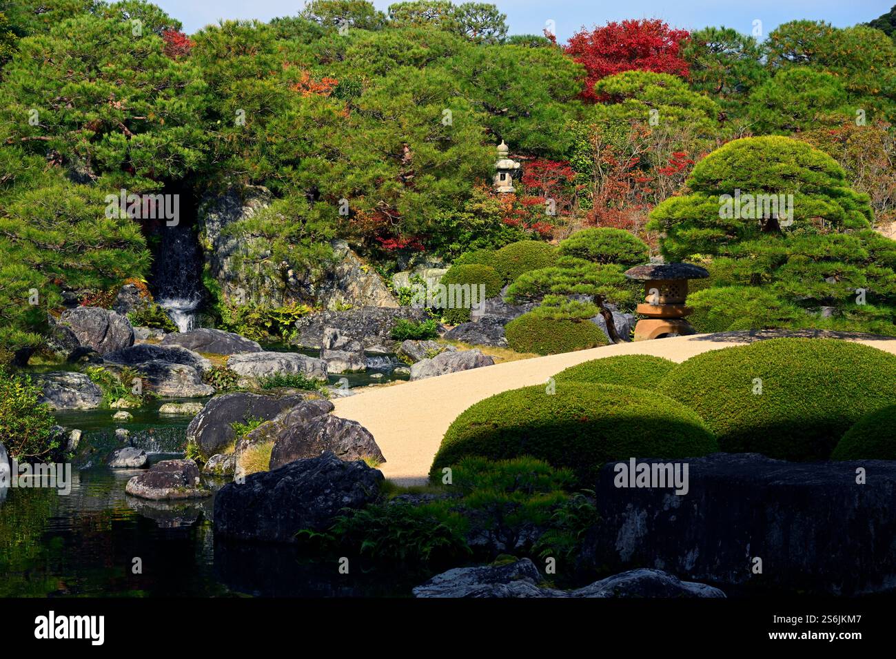 Matsue,Japan.Gardens of the Adachi museum of art made by Adachi Zenko ...