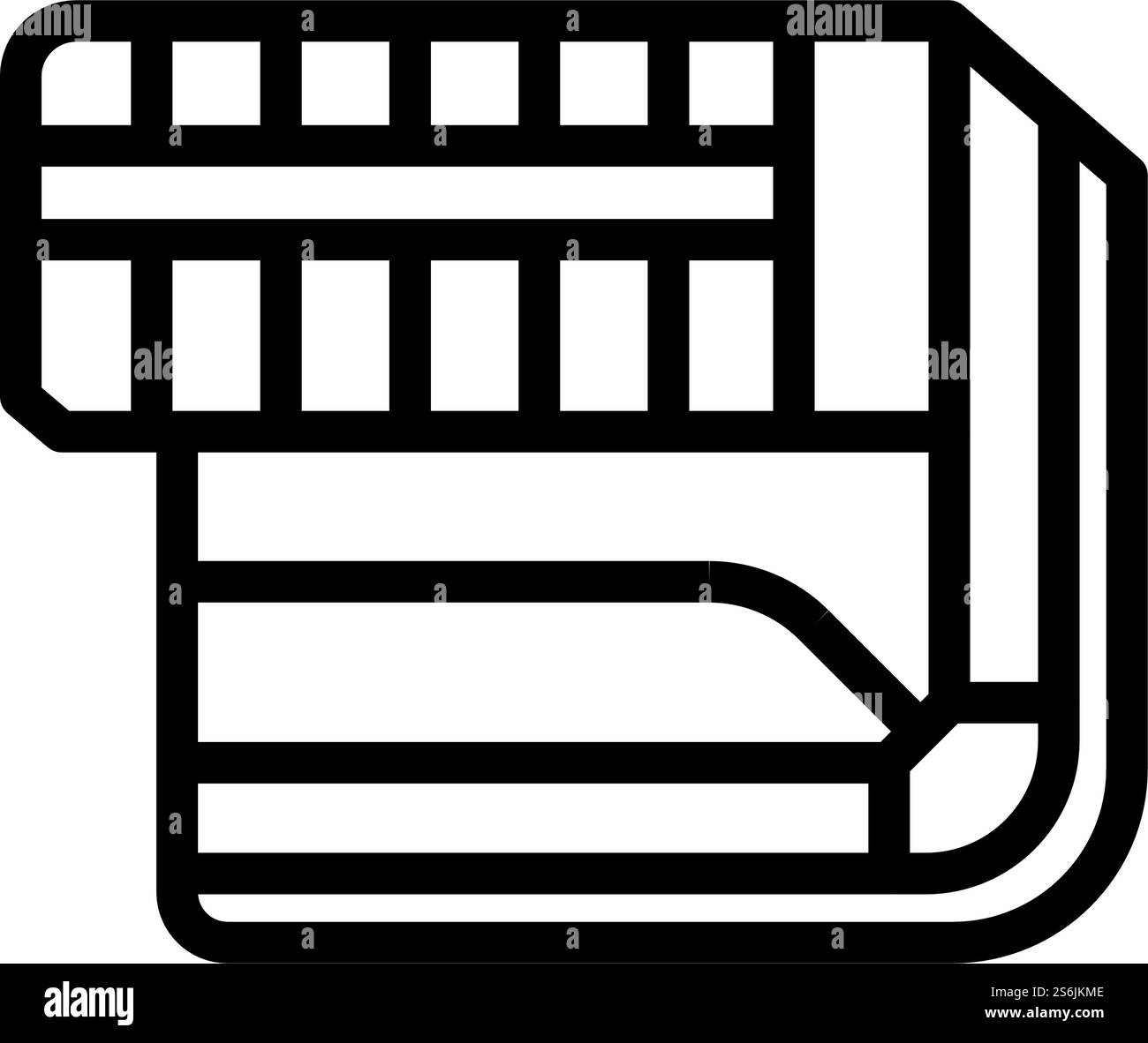 Craps Table Icon. Editable Bold Outline Design. Vector Illustration ...