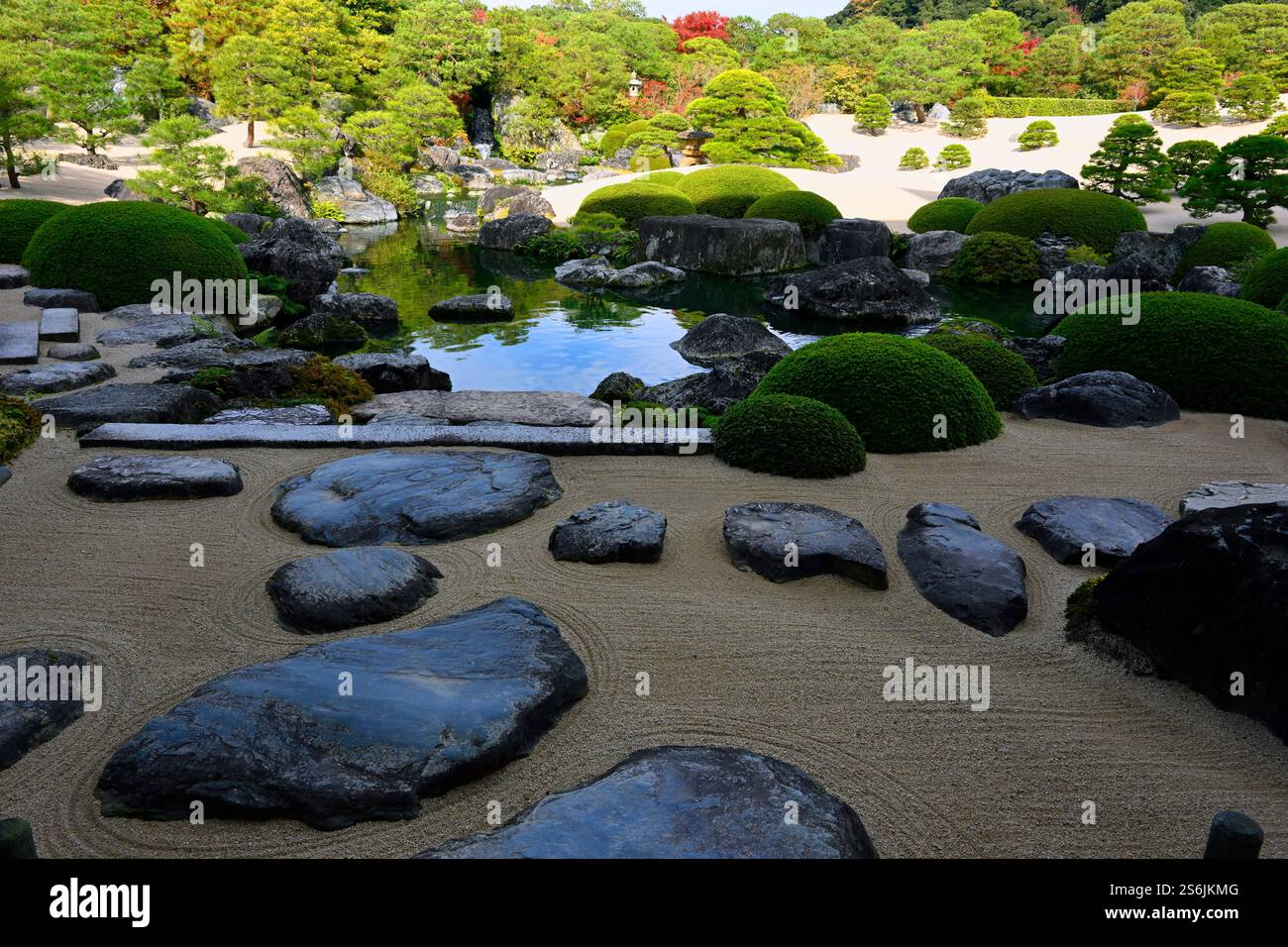 Matsue,Japan.Gardens of the Adachi museum of art made by Adachi Zenko ...