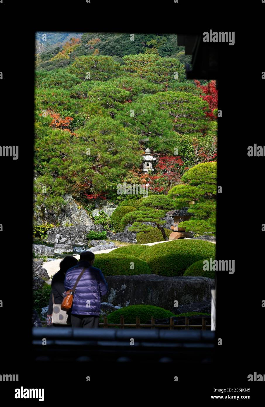Matsue,Japan.Gardens of the Adachi museum of art made by Adachi Zenko ...