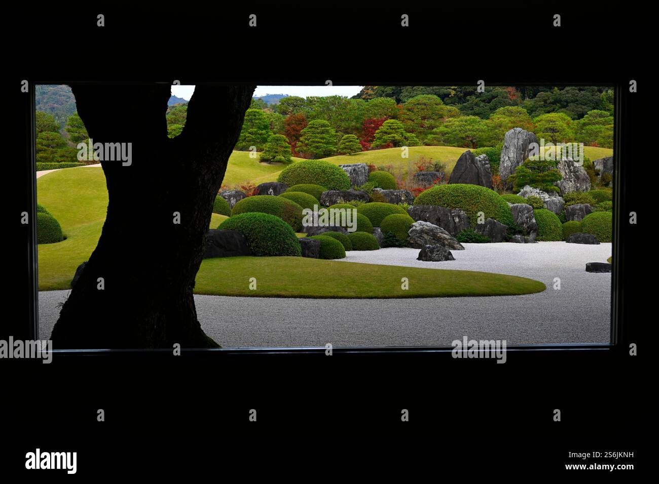 Matsue,Japan.Gardens of the Adachi museum of art made by Adachi Zenko ...