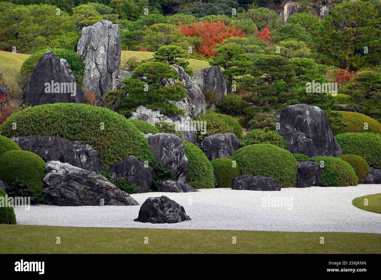 Matsue,Japan.Gardens of the Adachi museum of art made by Adachi Zenko ...