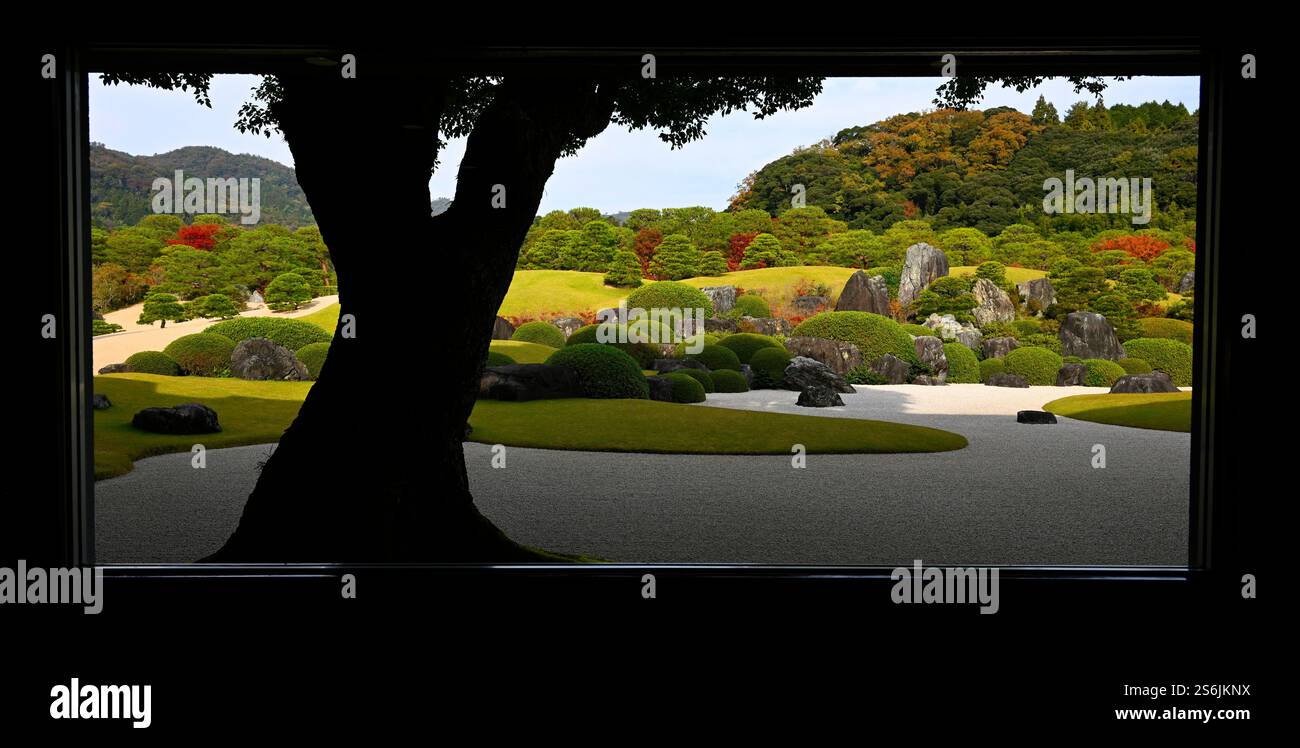 Matsue,Japan.Gardens of the Adachi museum of art made by Adachi Zenko ...