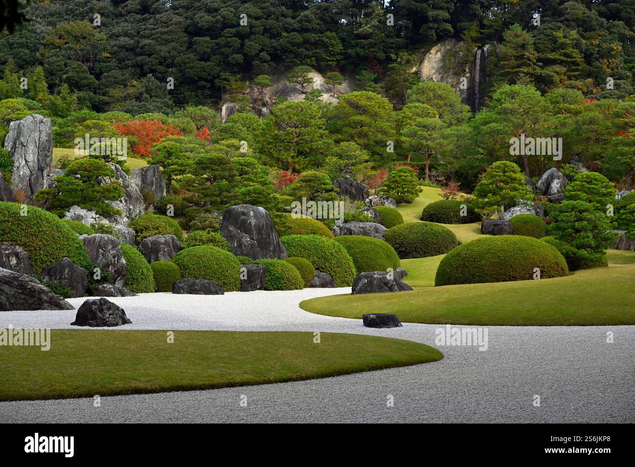 Matsue,Japan.Gardens of the Adachi museum of art made by Adachi Zenko ...