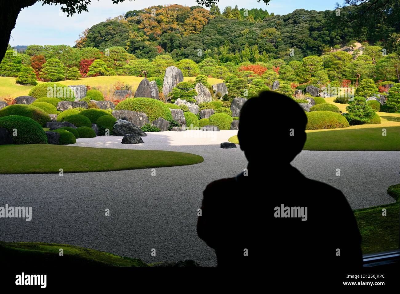 Matsue,Japan.Gardens of the Adachi museum of art made by Adachi Zenko ...