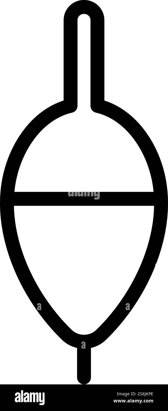 Icon Of Float. Bold outline design with editable stroke width. Vector ...