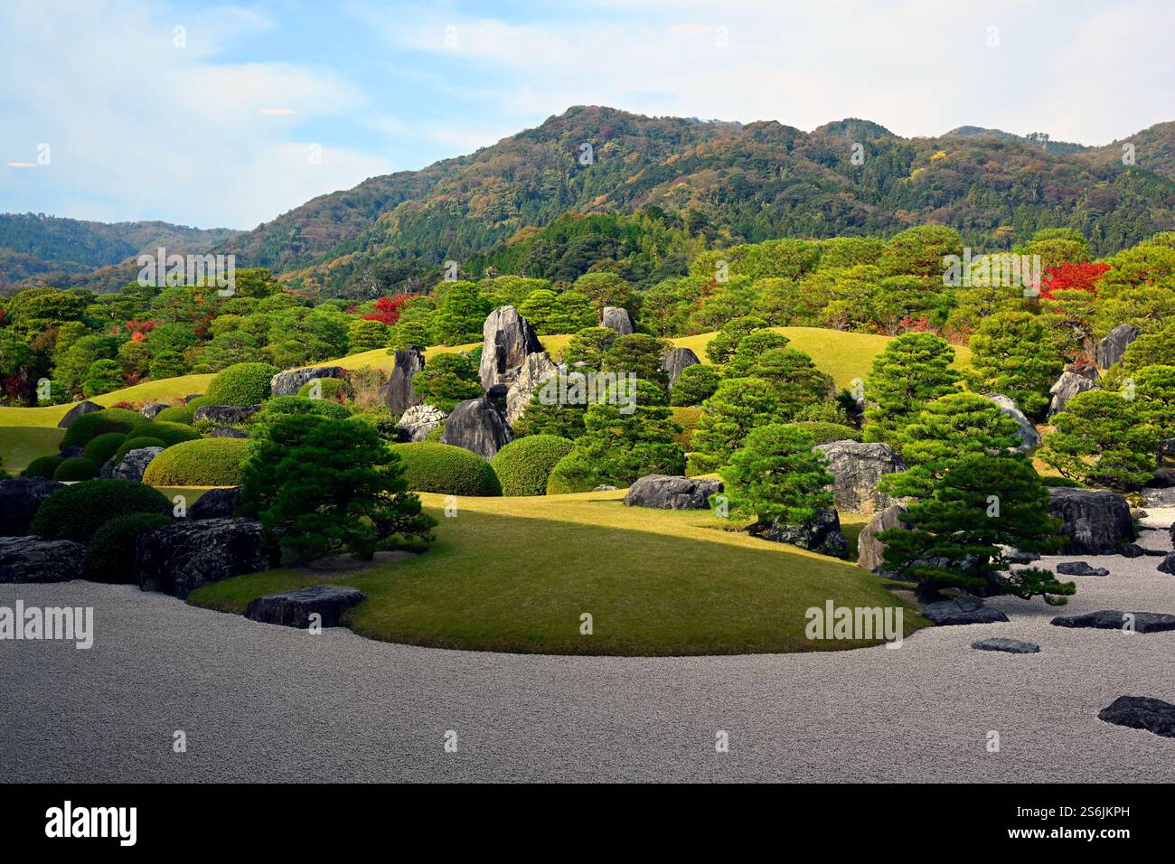 Matsue,Japan.Gardens of the Adachi museum of art made by Adachi Zenko ...