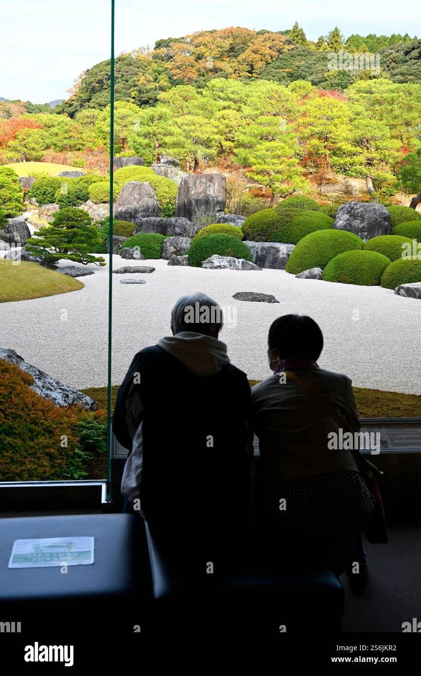Matsue,Japan.Gardens of the Adachi museum of art made by Adachi Zenko ...