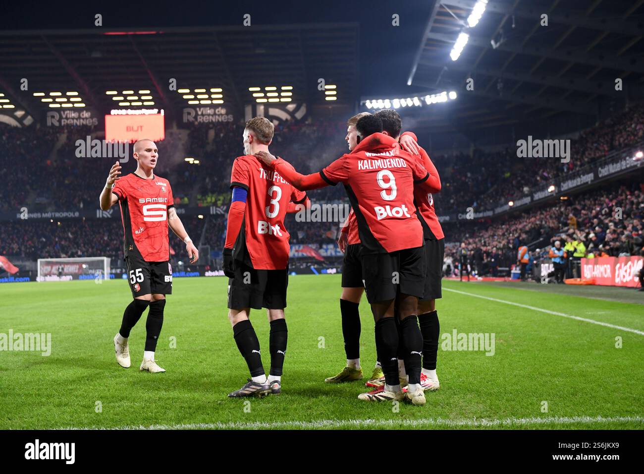 55 Leo Ostigard (srfc) - 03 Adrien TRUFFERT (srfc) - 17 Jordan JAMES ...