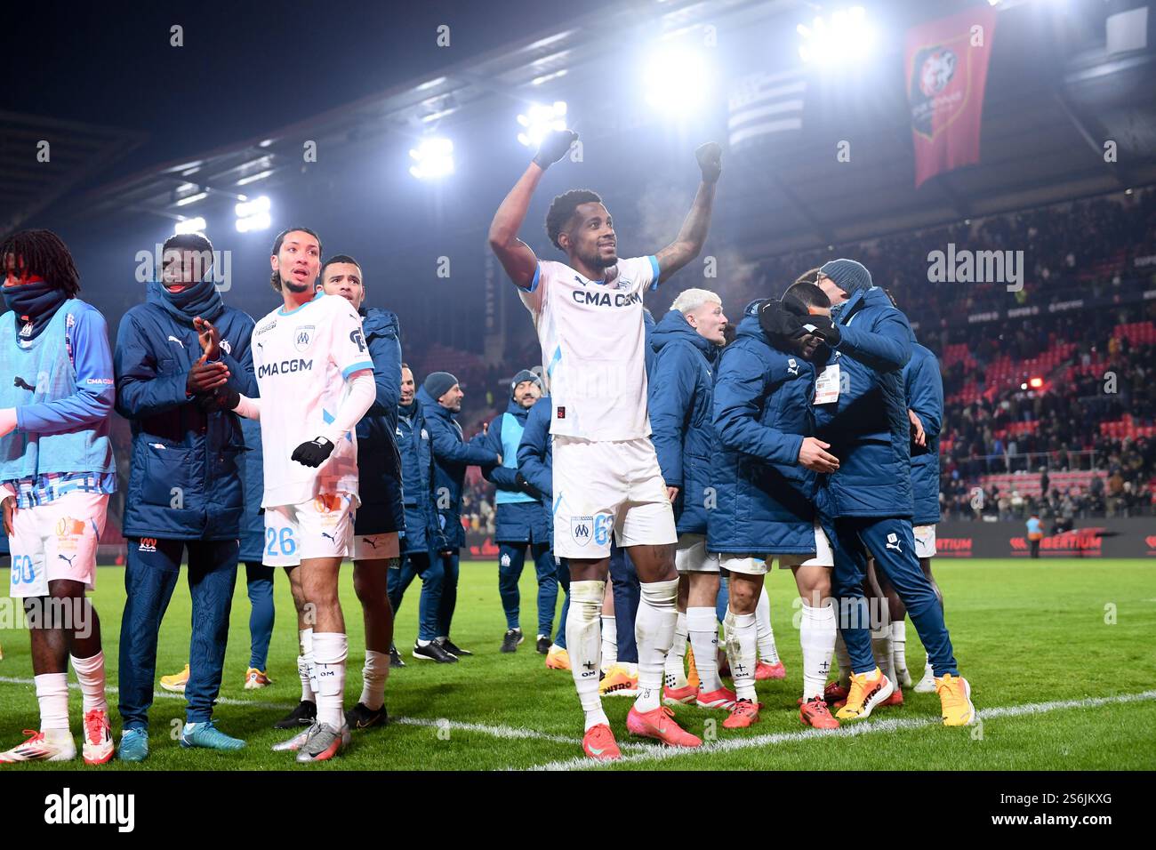 33 Robinio Vaz (om) - 26 Bilal NADIR (om) - 62 Amir MURILLO (om) during ...