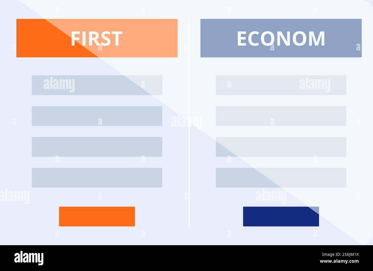 First econom class ticket icon. Cartoon of First econom class ticket ...