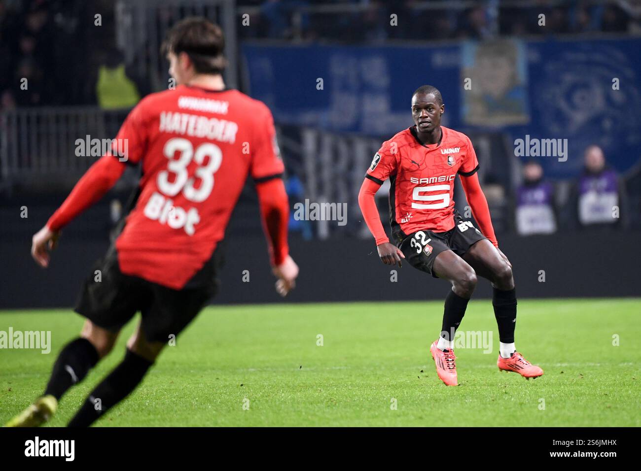 32 Naouirou Ahamada (srfc) during the Ligue 1 McDonald's match between ...