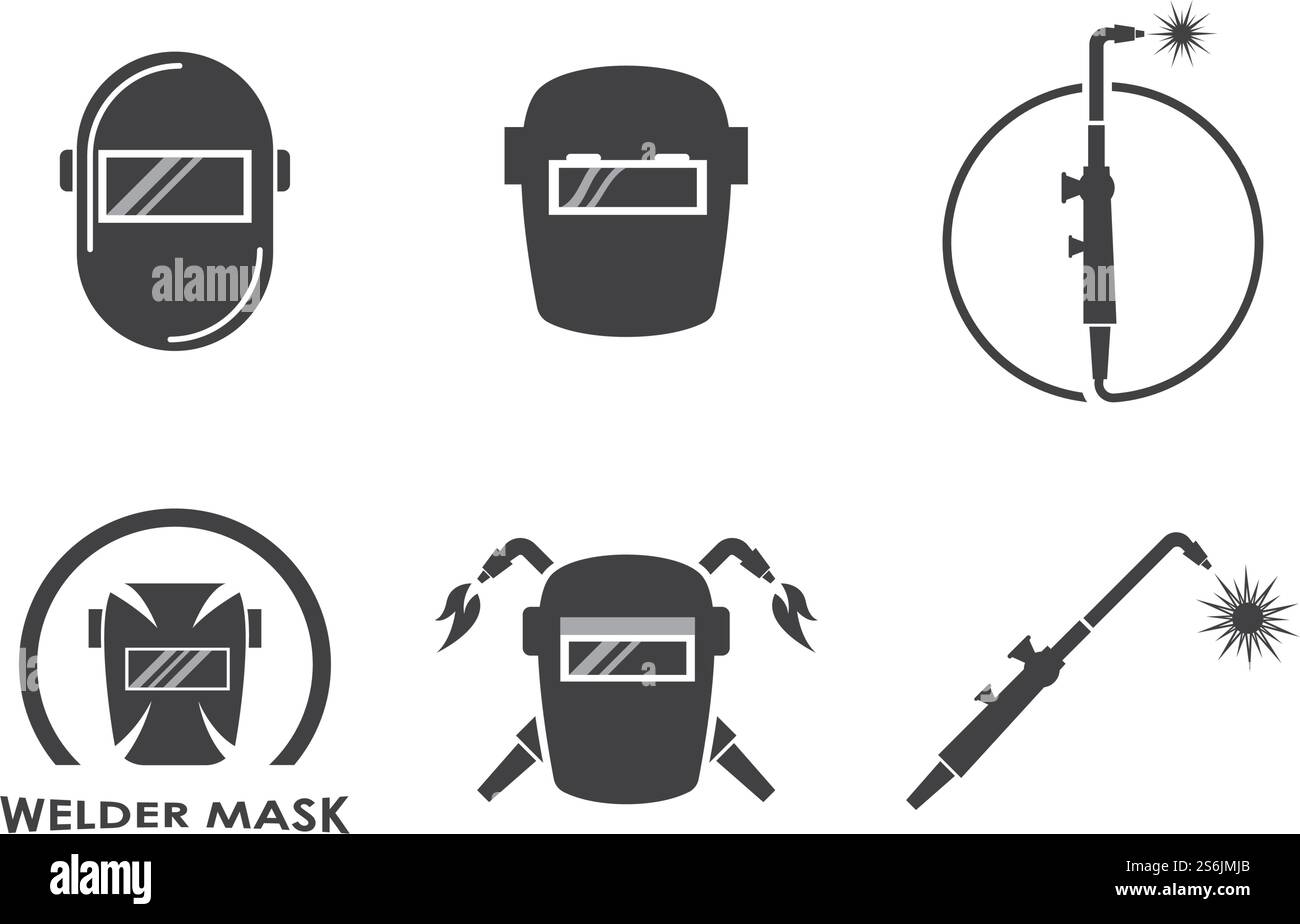 Welding logo illustration vector template Stock Vector Image & Art - Alamy