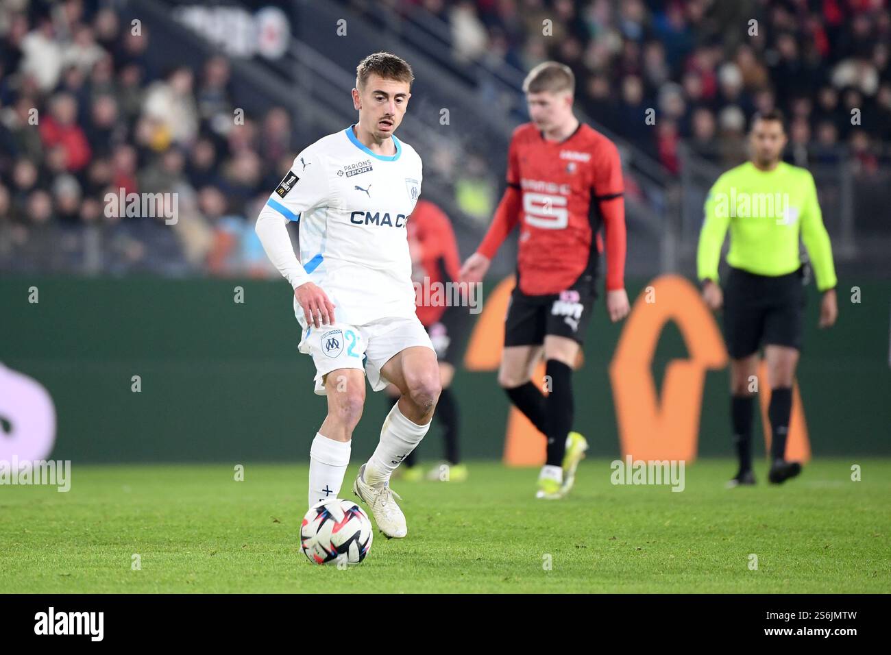 21 Valentin RONGIER (om) during the Ligue 1 McDonald's match between ...