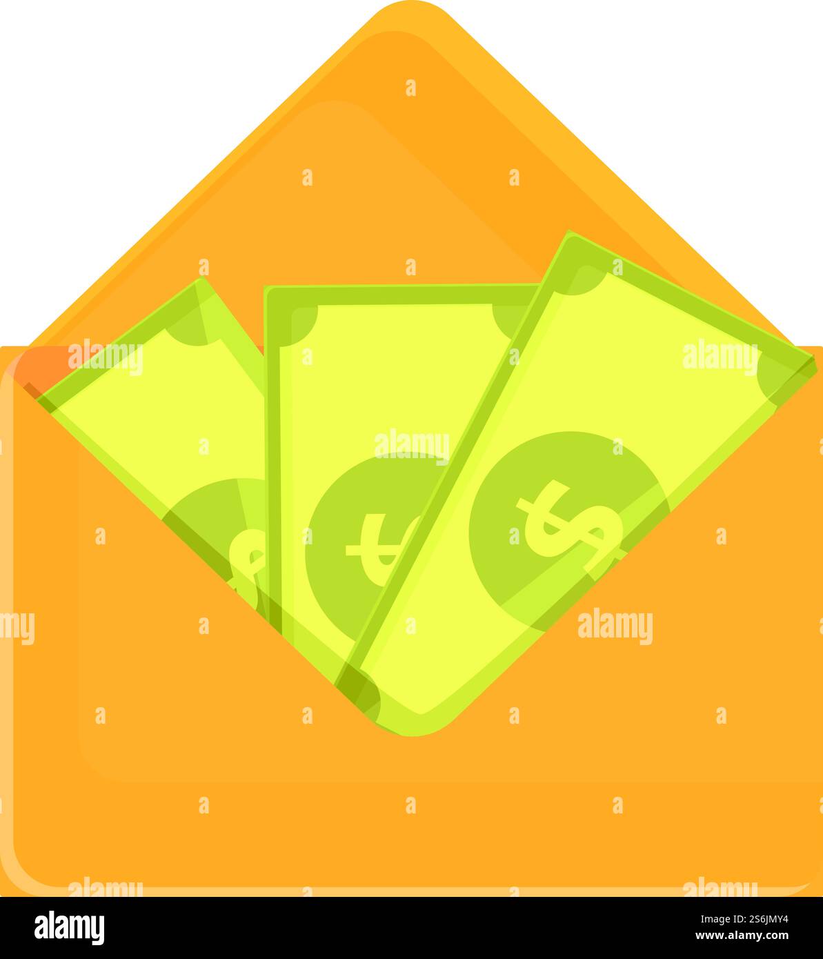 Dollar cash envelope icon. Cartoon of Dollar cash envelope vector icon ...