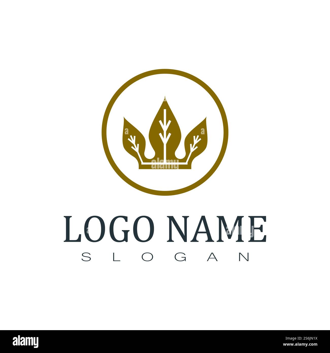 Royal King Queen Crown Elegant Luxury logo design Stock Vector Image ...