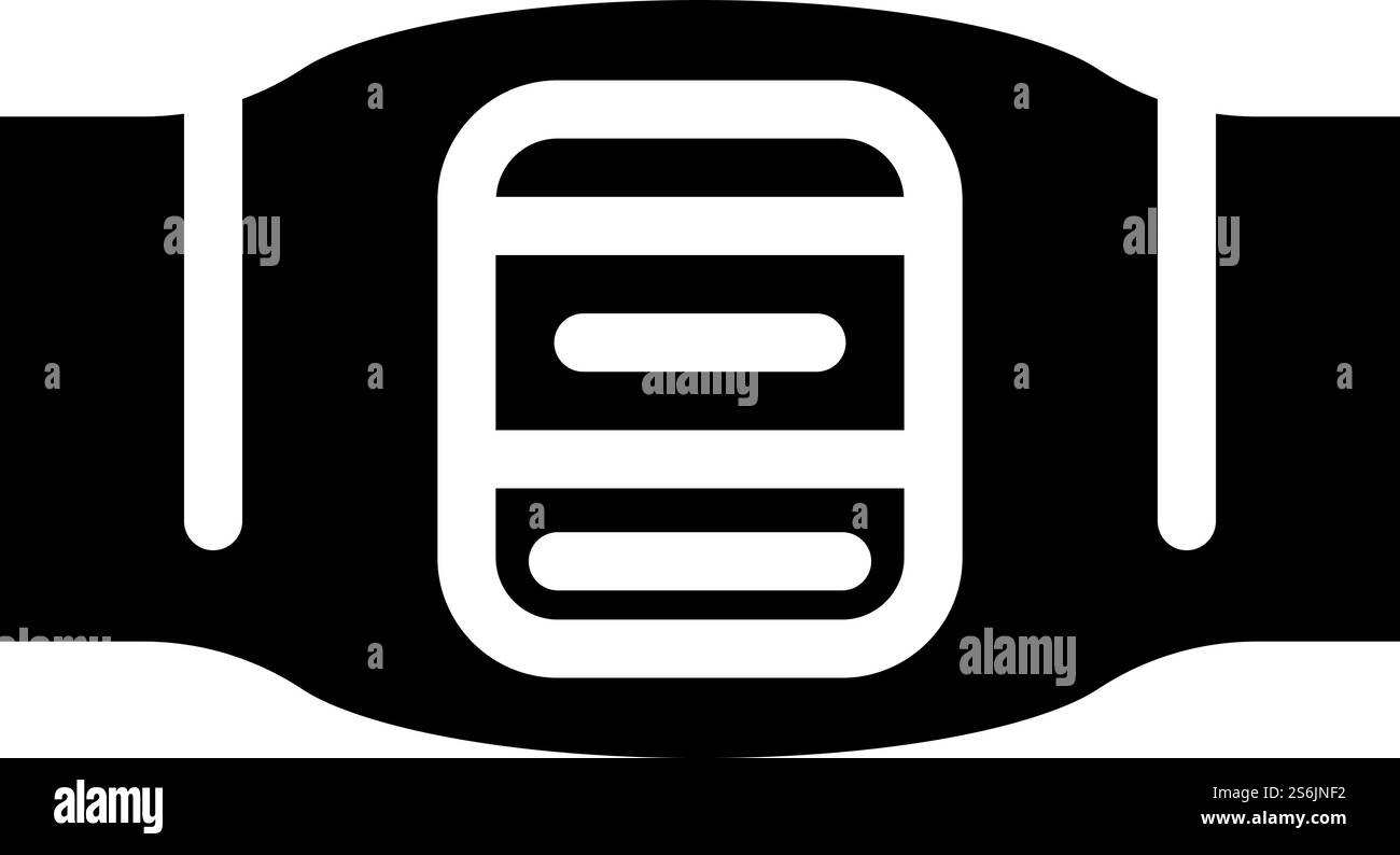 Body electrical stimulator glyph hi-res stock photography and images ...