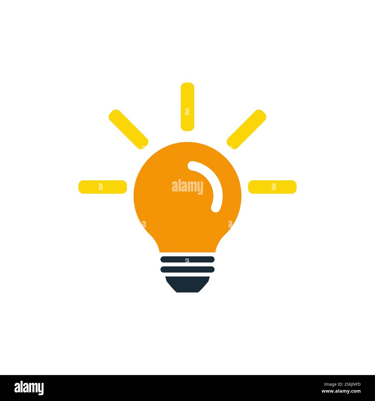 light bulb symbol vector design illustration Stock Vector Image & Art - Alamy