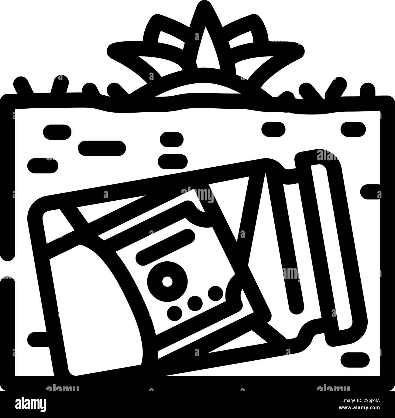 money buried in garden line icon vector. money buried in garden sign ...